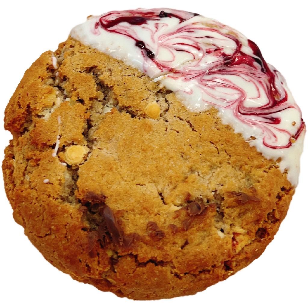 FILLED COOKIE – WHITE RASPBERRY – 100G – 15PK – Socrates Distributors