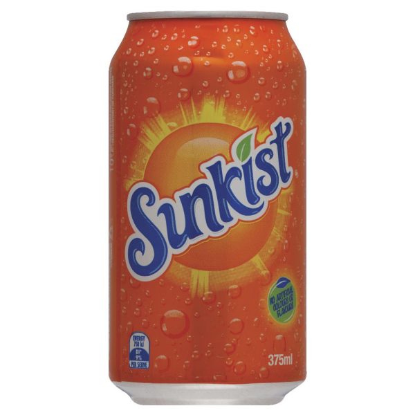 SUNKIST – 30PK CANS – 375MLS – Socrates Distributors